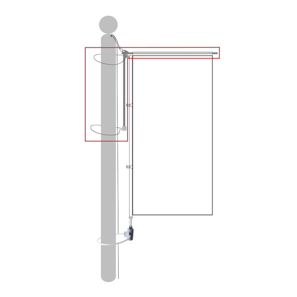 Windtracker 160cm arm - Flaggor - Köp hos Profilbutiken.se